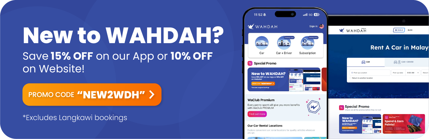 Car Rental in Ipoh | Airport Pick-up Available - WAHDAH